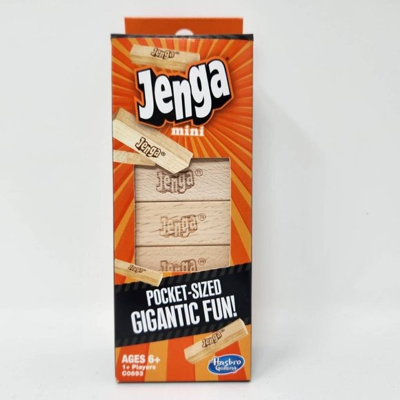 Hasbro | Accessories | Jenga Mini Travel Classic Family Fun Board Game ...